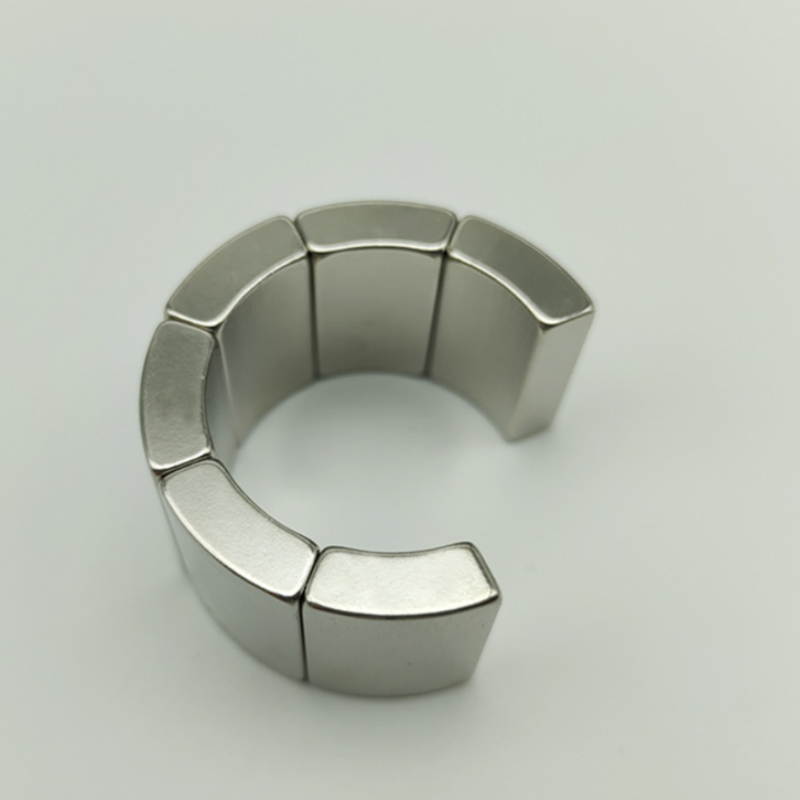 China Golden Manufacturer NdFeB Arc Magnetic Materials Permanent Magnet ...